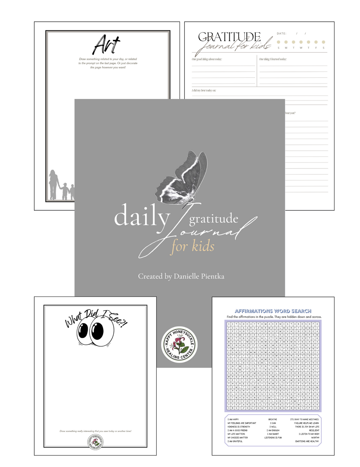Daily Gratitude Journal For Children – Do-It-Yourself Danielle