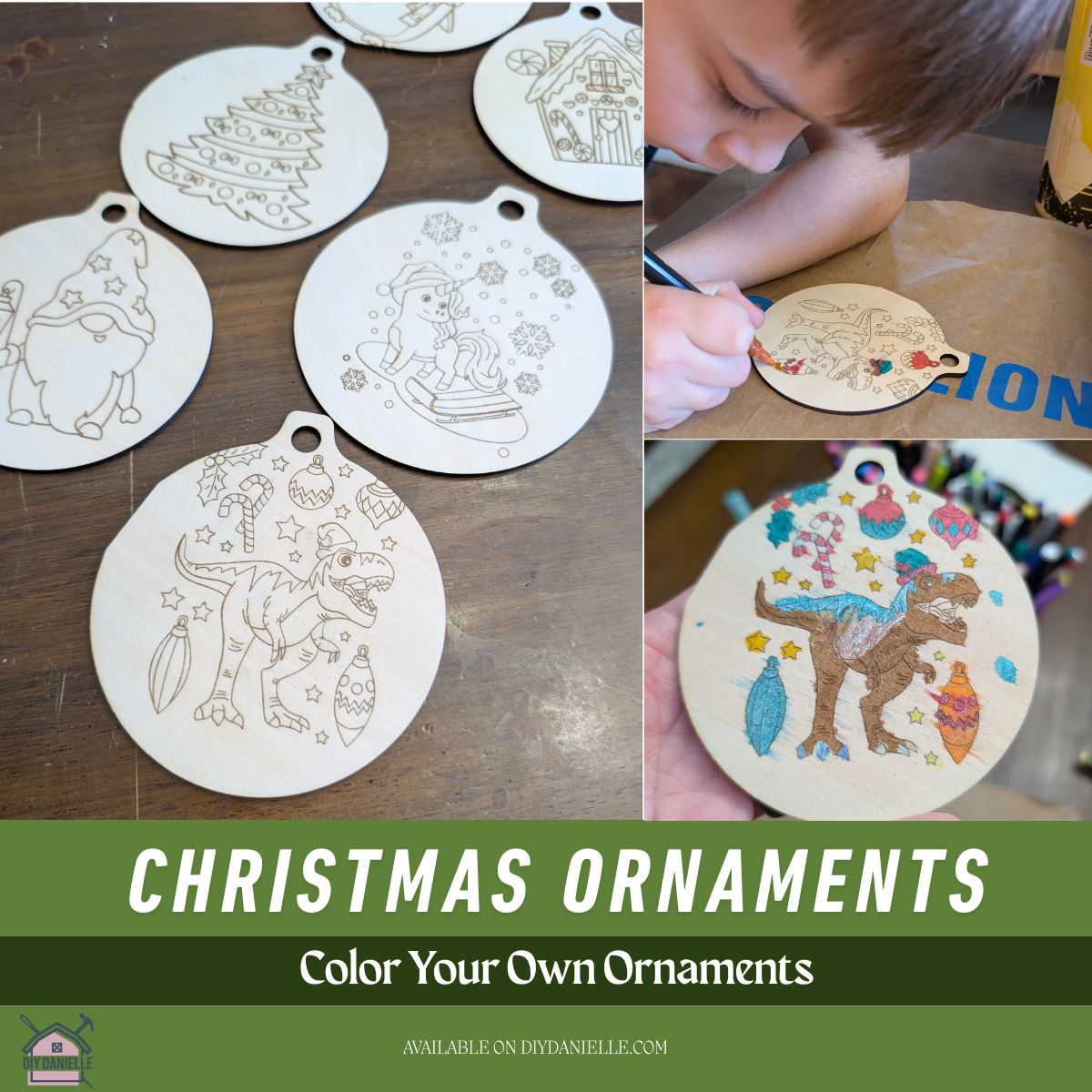 Color Me Ornaments Printable | Christmas Coloring Ornaments for Kids ...